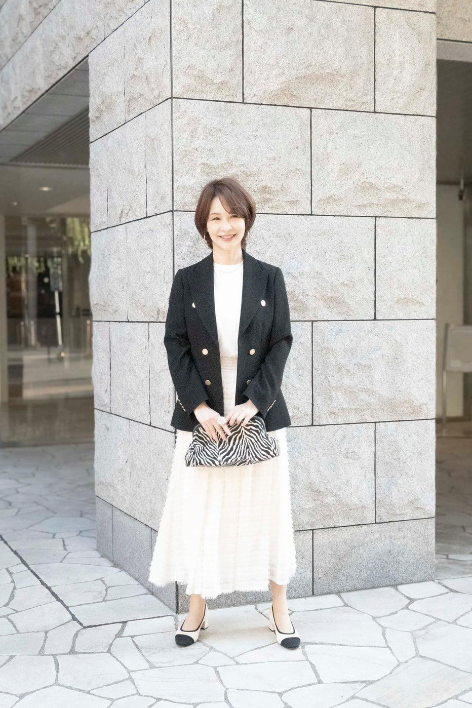 カットジャカードタックスカート NS-209 – ATELIER N’S