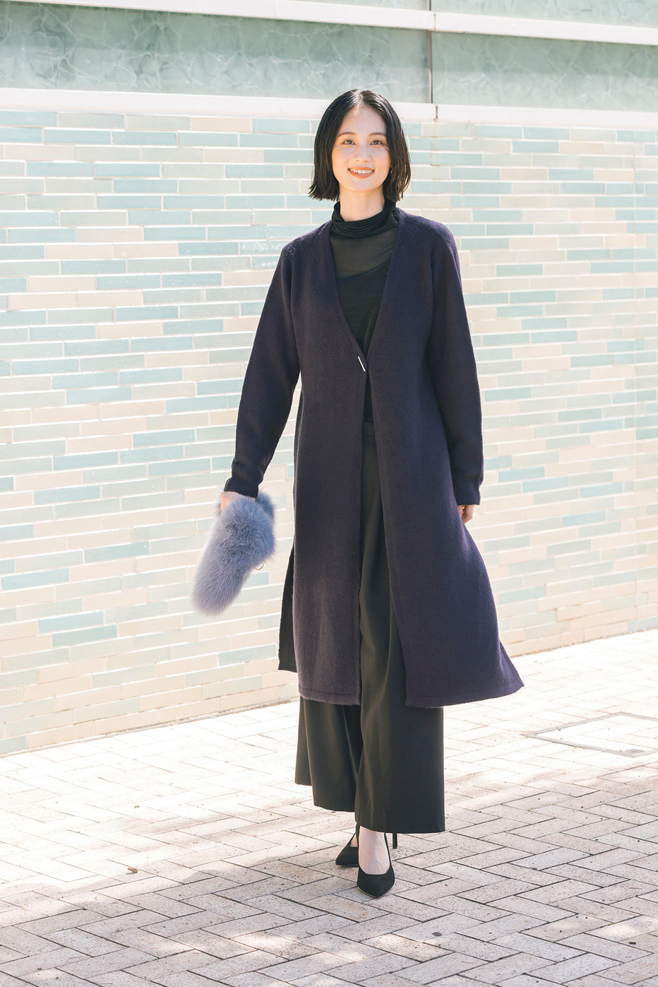 カーディガン/ポンチョニットセット NS-253 – ATELIER N’S