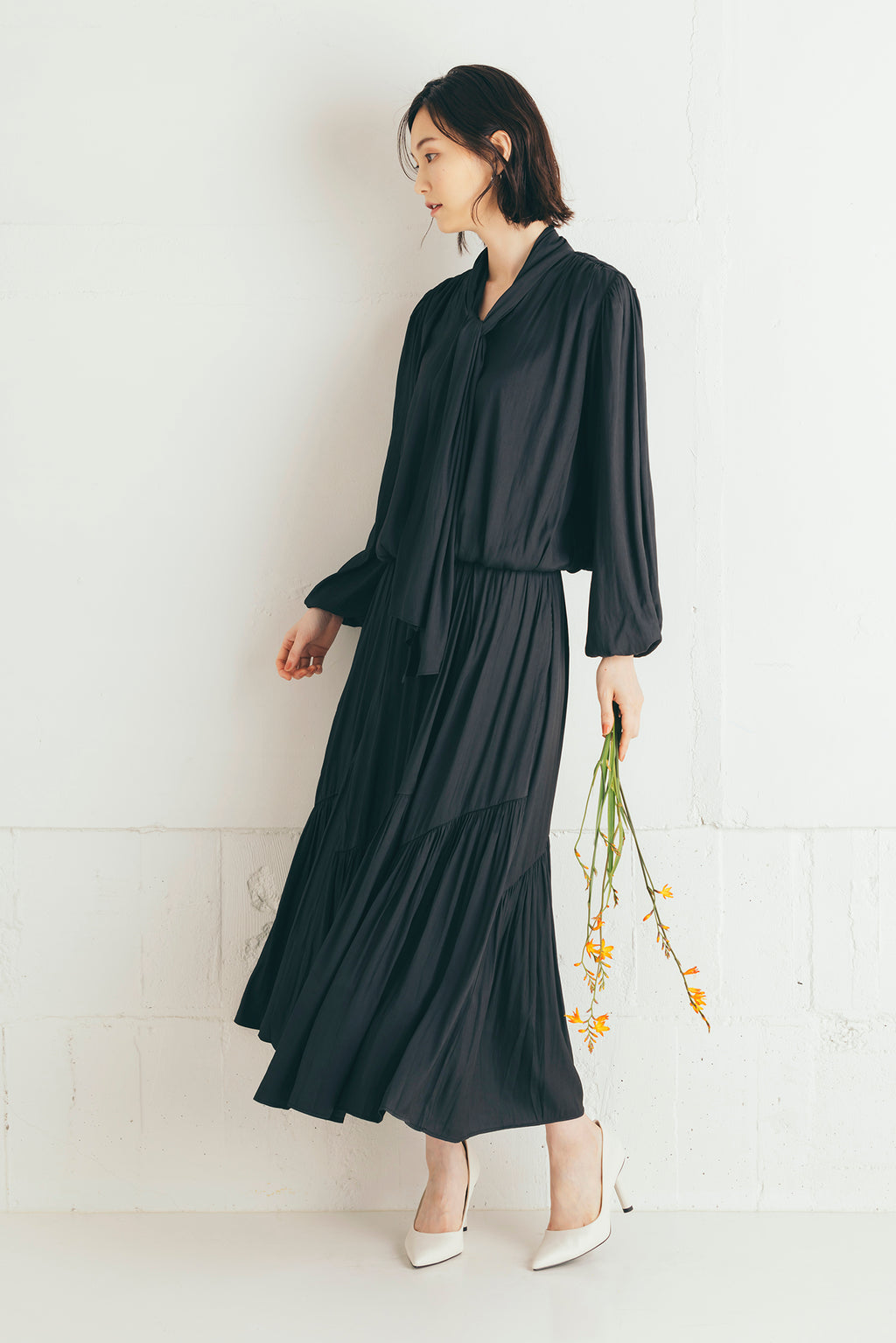 イレギュラーティアードスカート NS-142 – ATELIER N’S