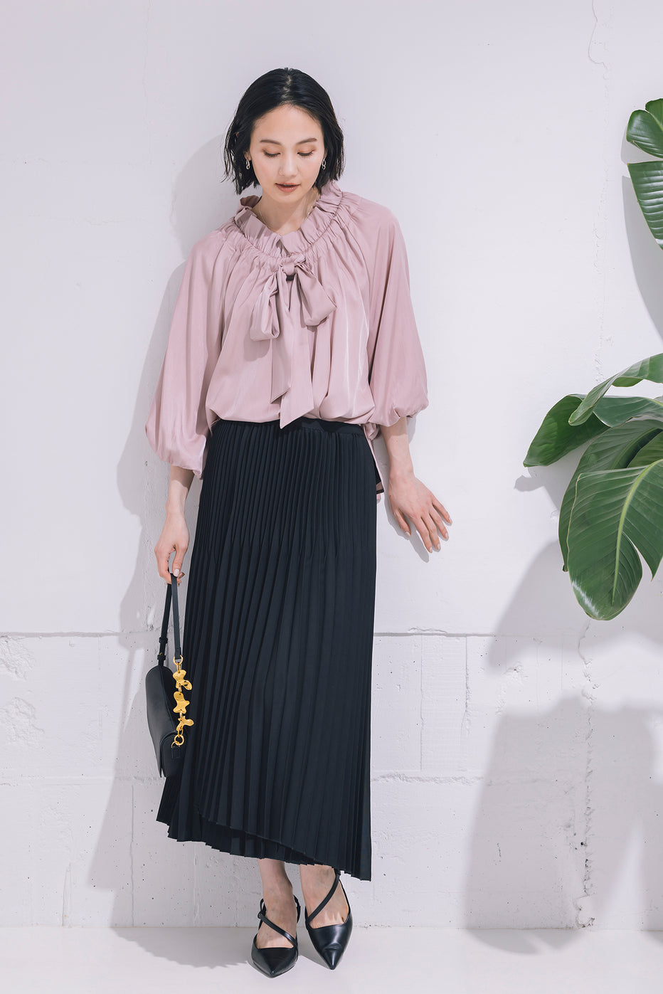 フリル衿ブラウス NS-192 – ATELIER N’S