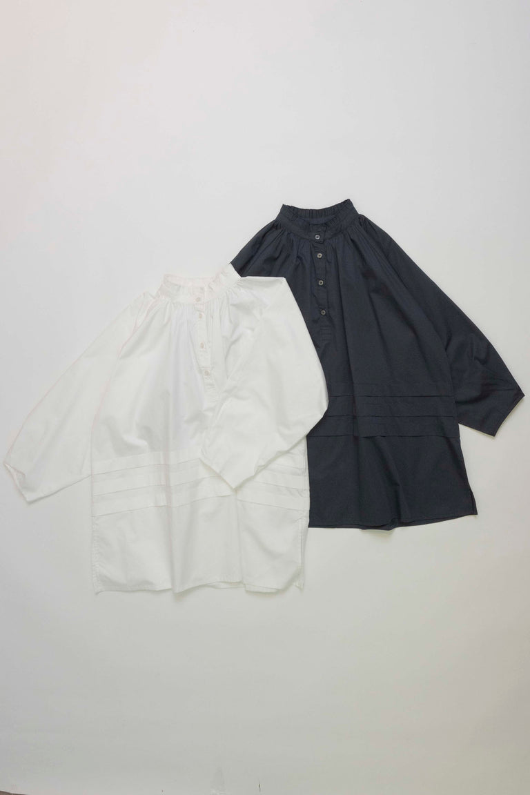 プリーツ衿コットンチュニック NS-130 – ATELIER N’S