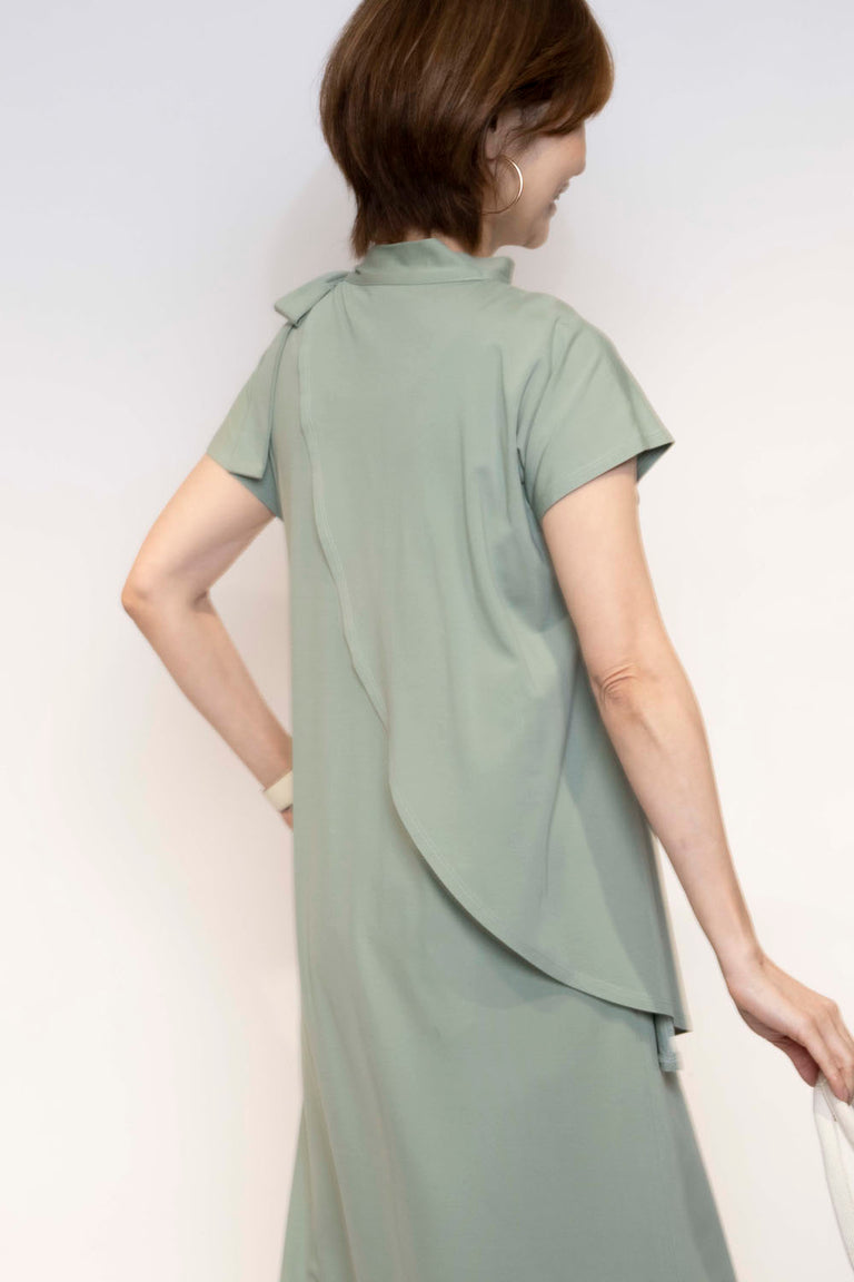 フェイクレイヤードロングワンピース NS-140 – ATELIER N’S